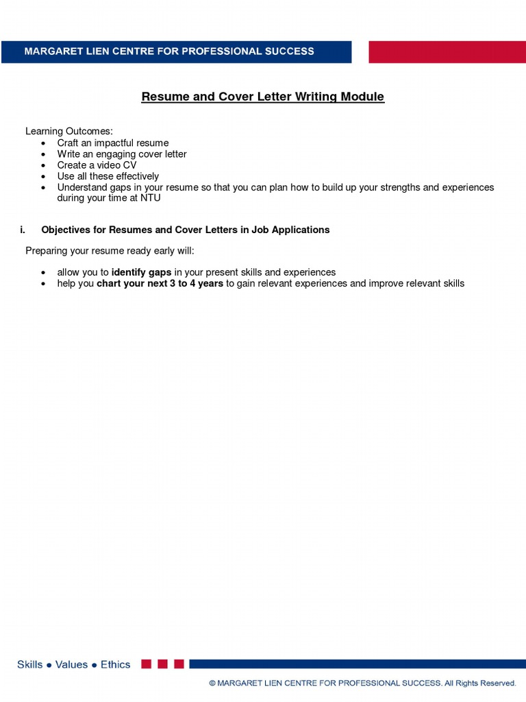 Resume & Cover Letter Writing Handout 3 | PDF | Résumé | Recruitment
