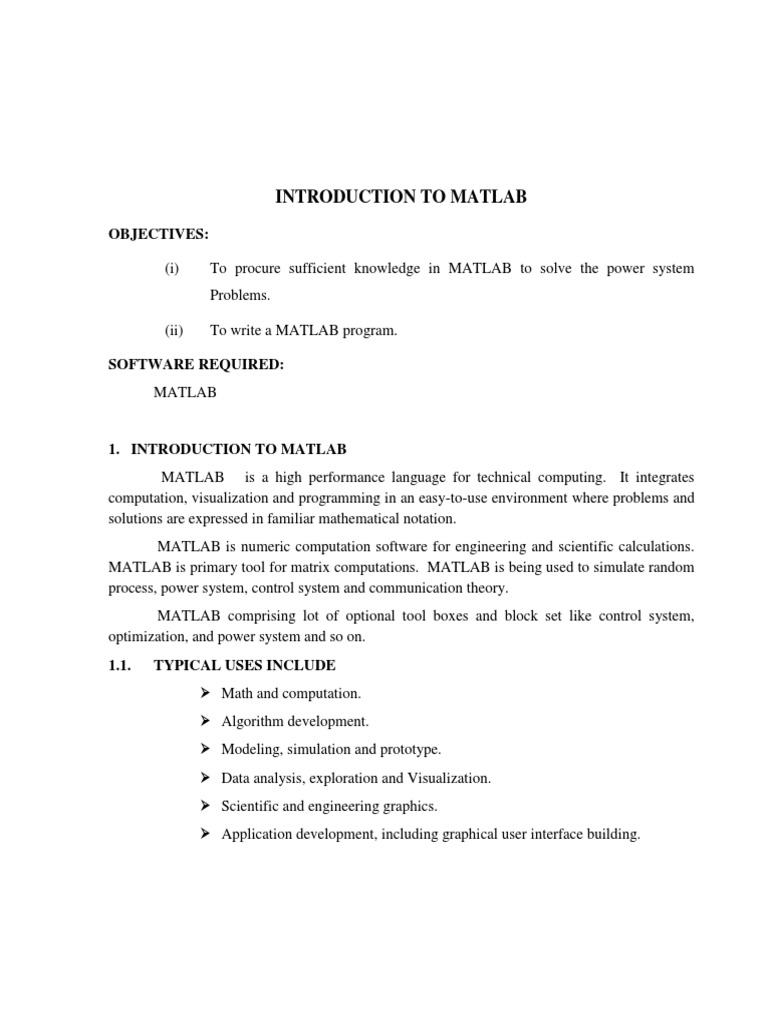 PSS Lab Exp Edited PDF | PDF | Matrix (Mathematics) | Matlab