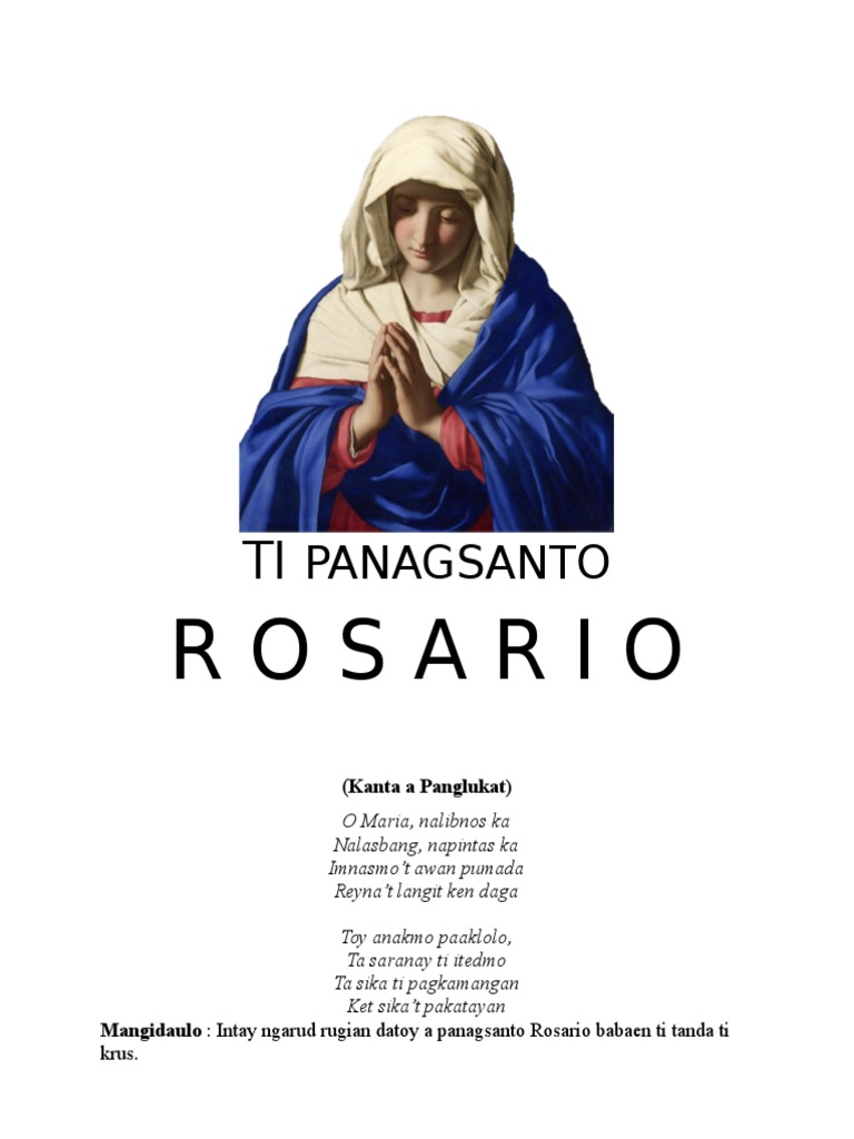 Santo Rosaryo 1 | PDF