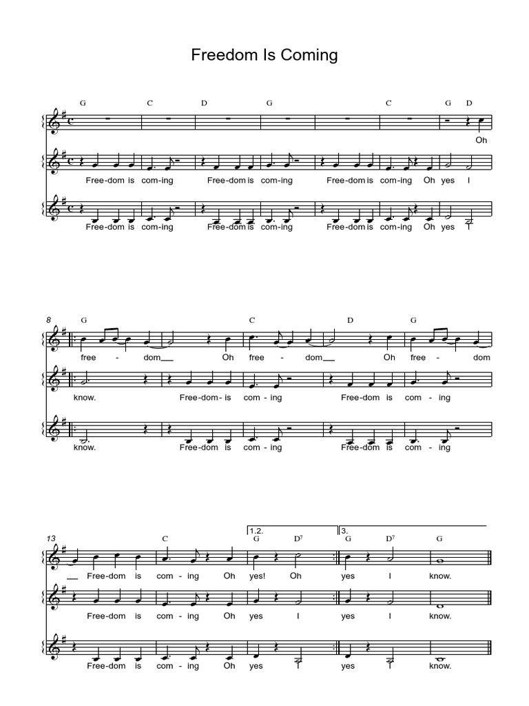 Freedom Is Coming Sib4-1 | PDF