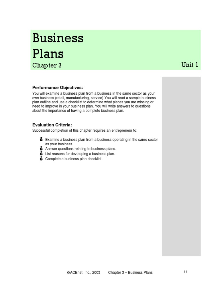 Chapter 3 Business Plans | PDF | Business Plan | Pricing