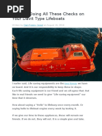 Lifeboat Recovery Strop Guidelines | PDF | Ships | Watercraft
