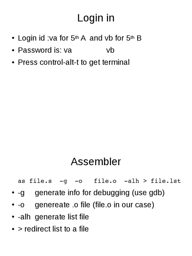 Login In: Login Id:va For 5 A Andvbfor5 B Password Is: Va VB Press ...