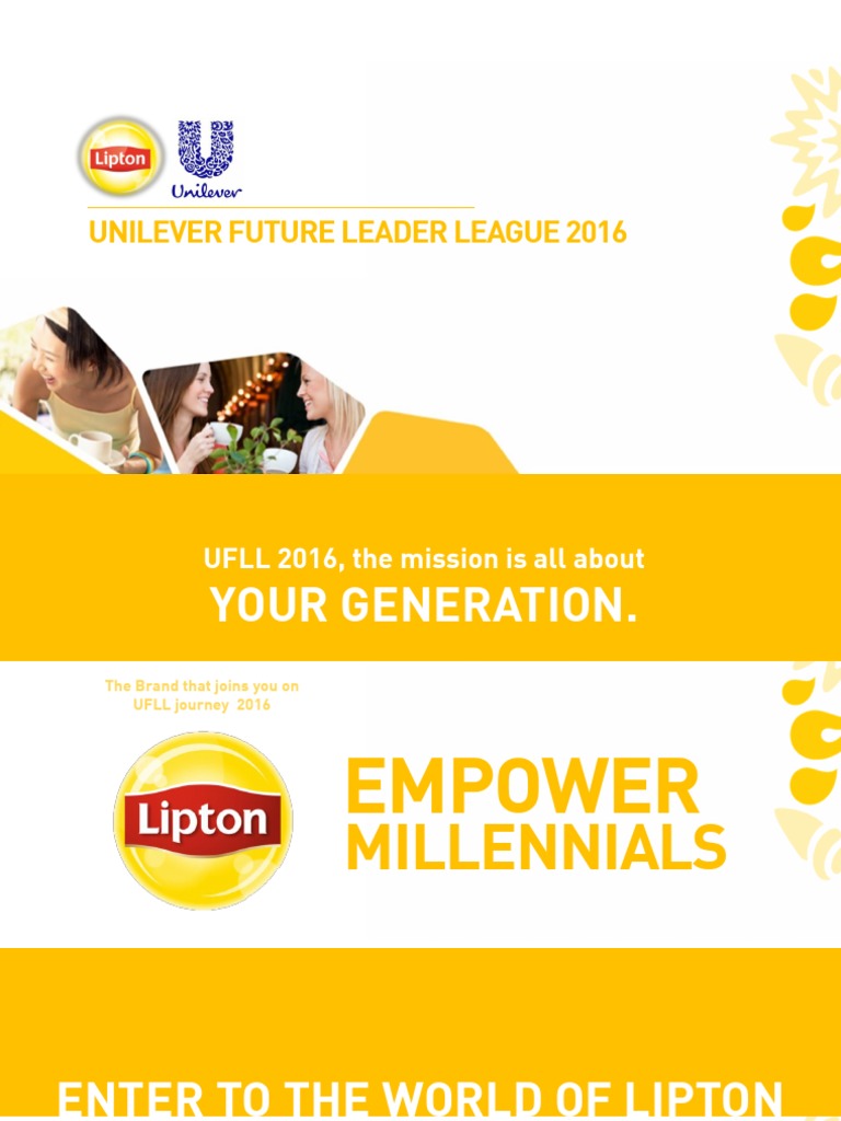 UFLL 2016 Lipton Case Challenge 1 | PDF | Millennials | Brand