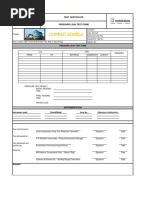 Megger Test Form | PDF | Electrical Engineering | Manufactured Goods