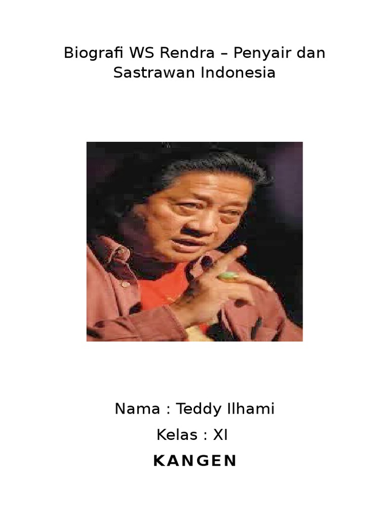 Biografi WS Rendra | PDF