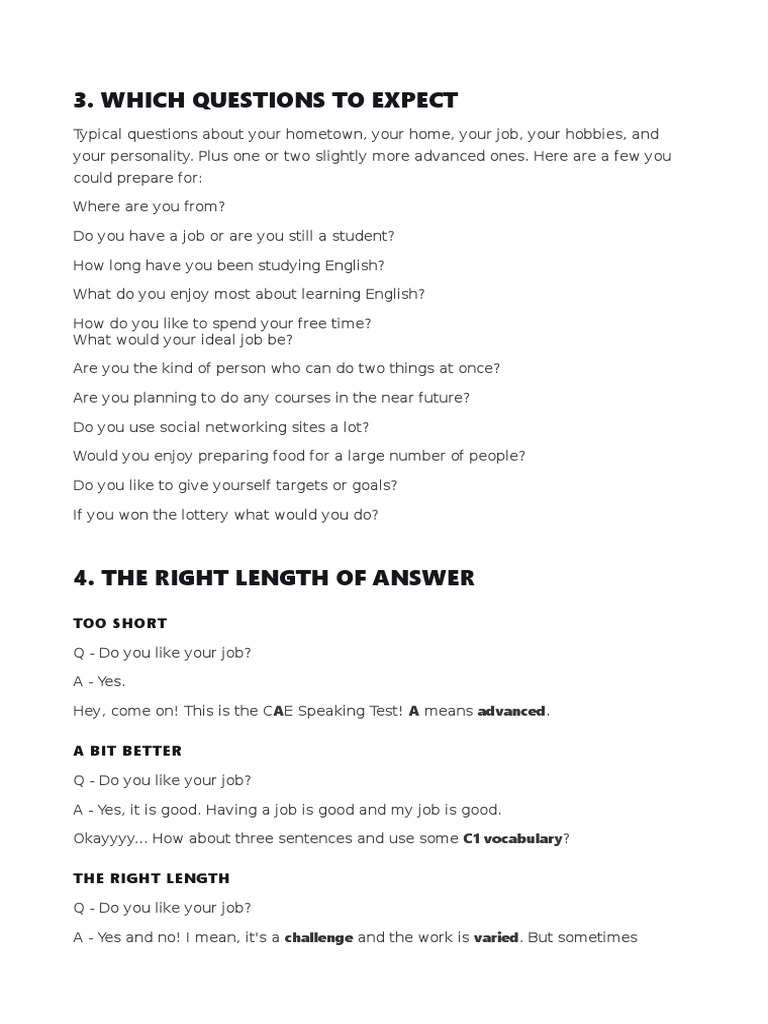 CAE Speaking Exam | PDF | Test (Assessment) | Languages