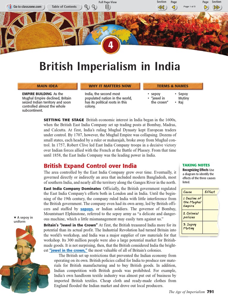 British Imperialism in India: An Overview | PDF | East India Company ...