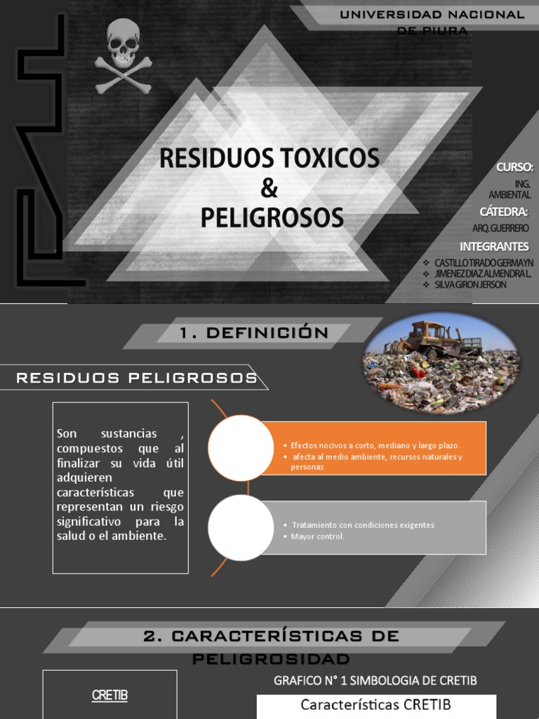 Residuos Toxicos y Peligrosos | PDF | Residuos | Toxicidad