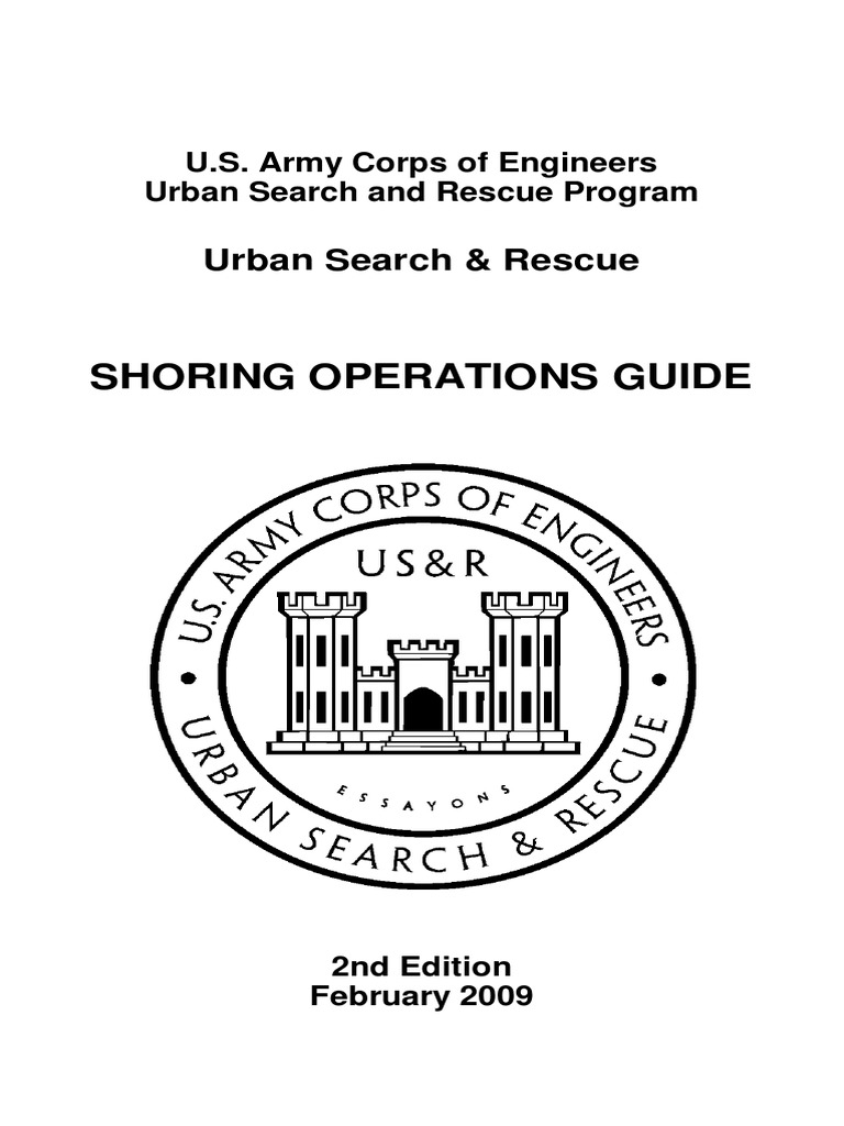 US&R Shoring Operations Guide 2009 | PDF | Technology & Engineering