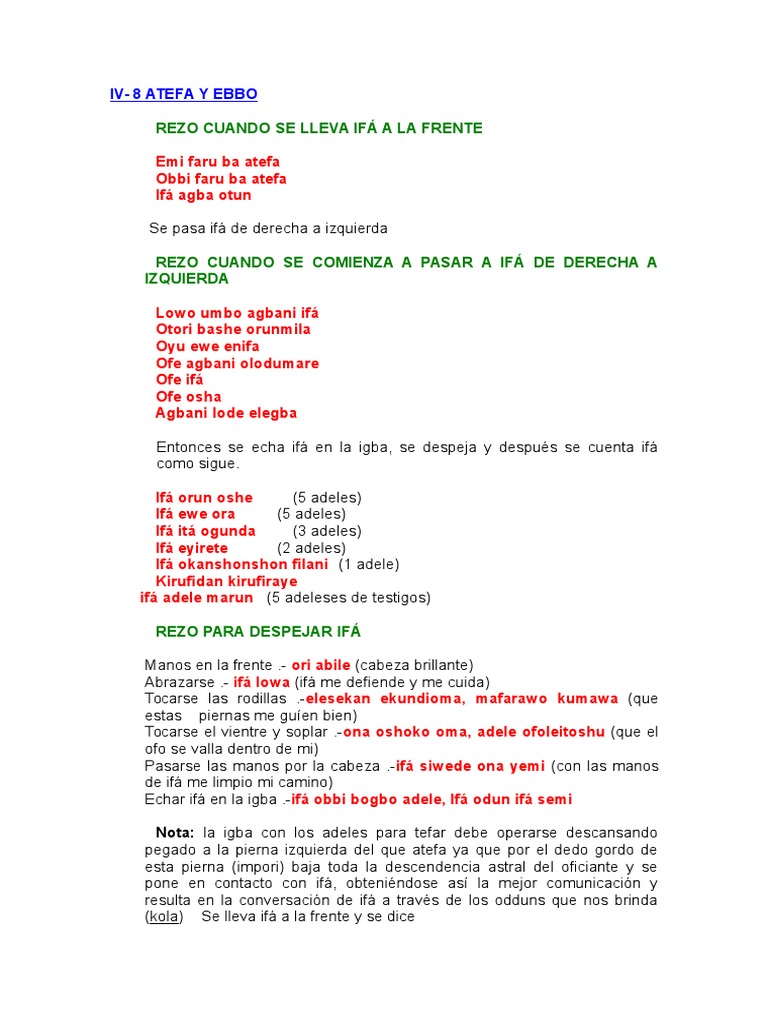 Tefar | PDF | Santeria | Religión étnica