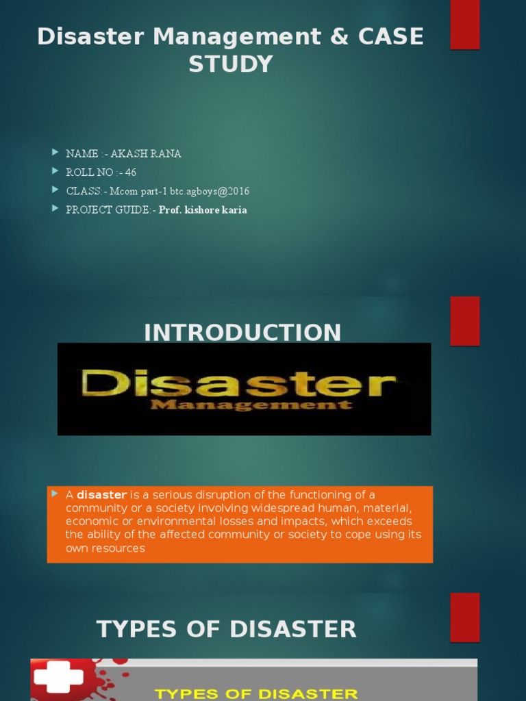 Disaster Management | PDF | Emergency Management | Public Safety