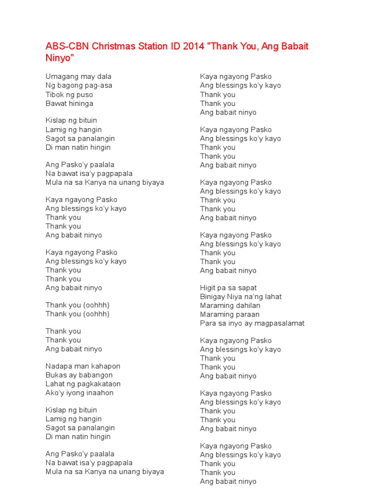 Kwento Ng Pasko Lyrics Star Ng Pasko Lyrics, Song, Karaoke & More