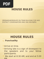 Training House Rules | PDF
