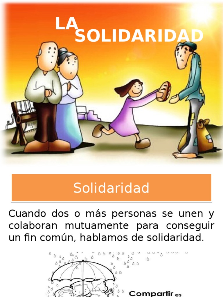 Solidaridad | PDF | Amor | Justicia