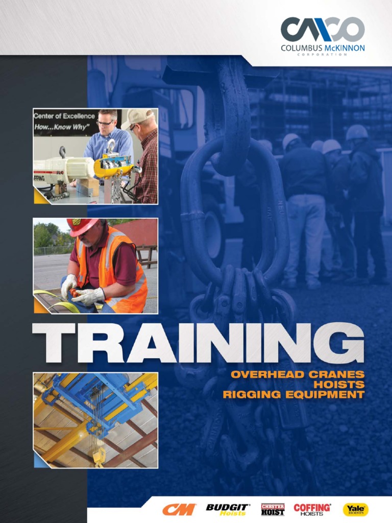 CMCO Training Brochure | PDF | Crane (Machine) | Professional Certification