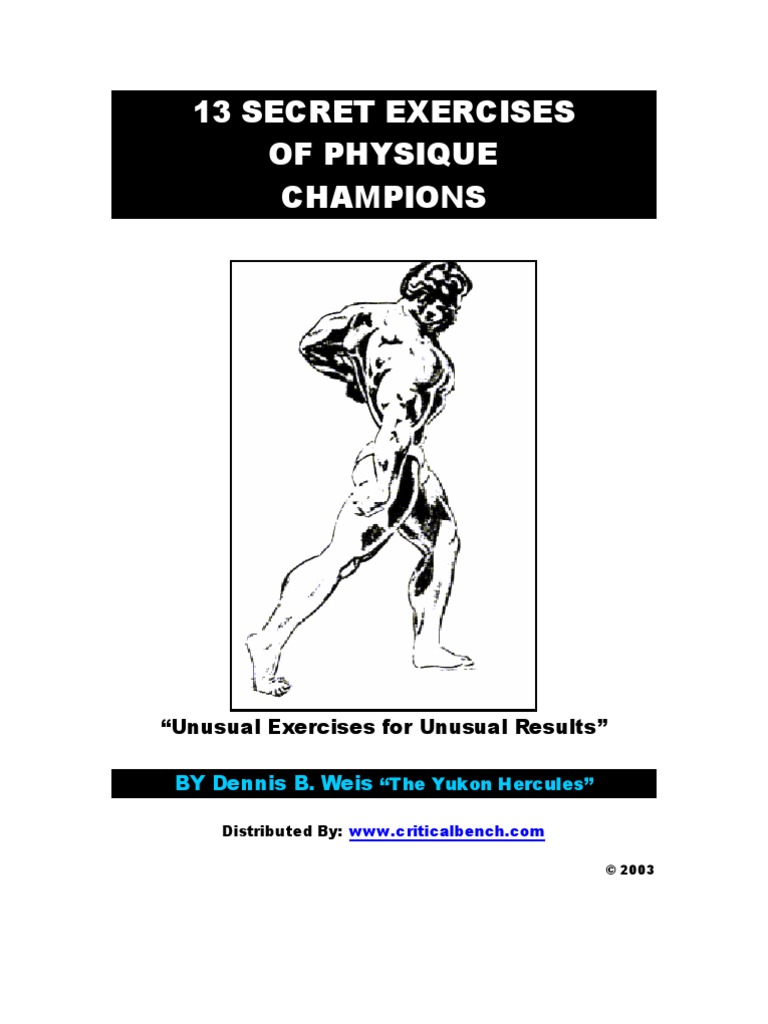 BodyBuilding - Secret Exercises | PDF | Human Anatomy | Physical Exercise