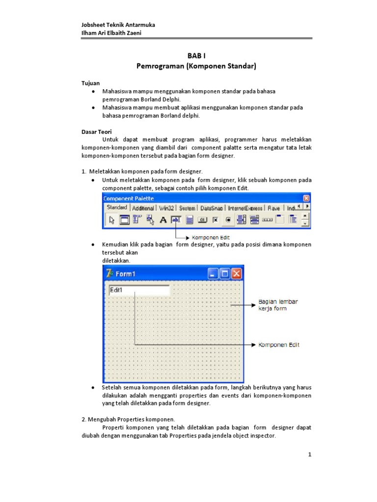 Jobsheet - BAB 1 PDF | PDF