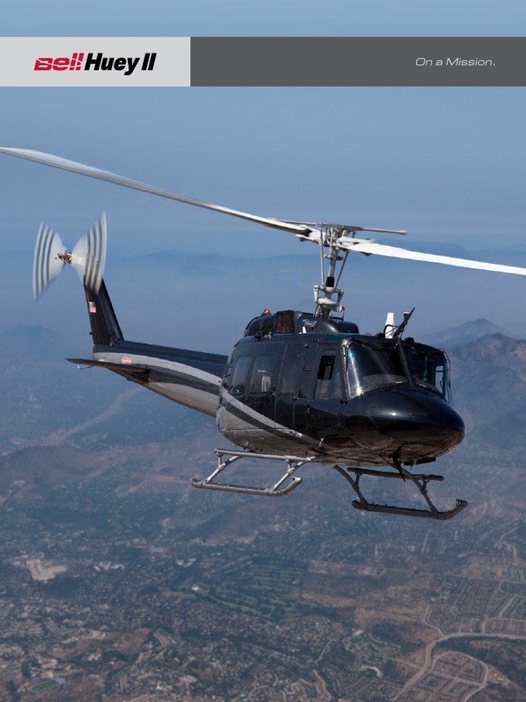 Bell Huey II Data Brochure | PDF | Bell Uh 1 Iroquois | Helicopter