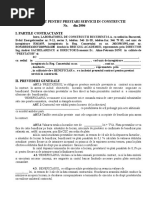ACT ADITIONAL Contract Prestari Servicii Model | PDF