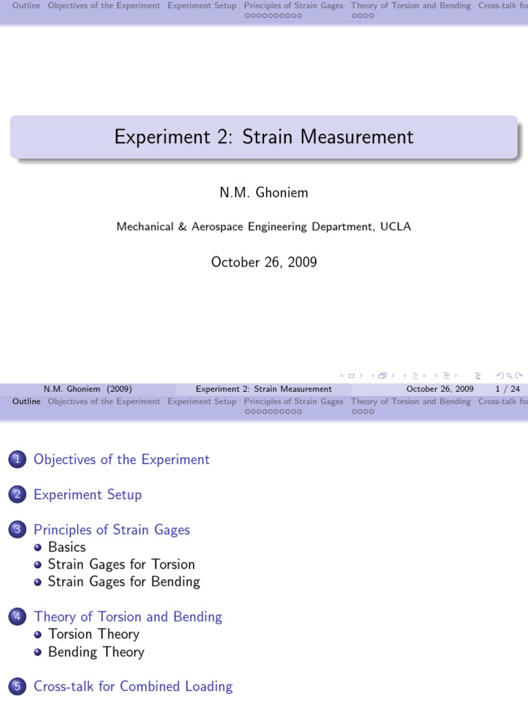 Strain - Slides | PDF | Bending | Deformation (Mechanics)