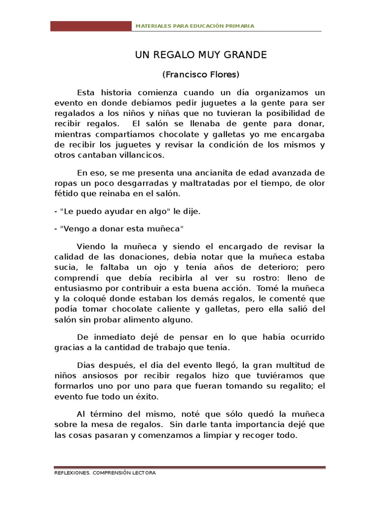 Un Regalo Muy Grande | Descargar gratis PDF | Muñecas | Entretenimiento (general)