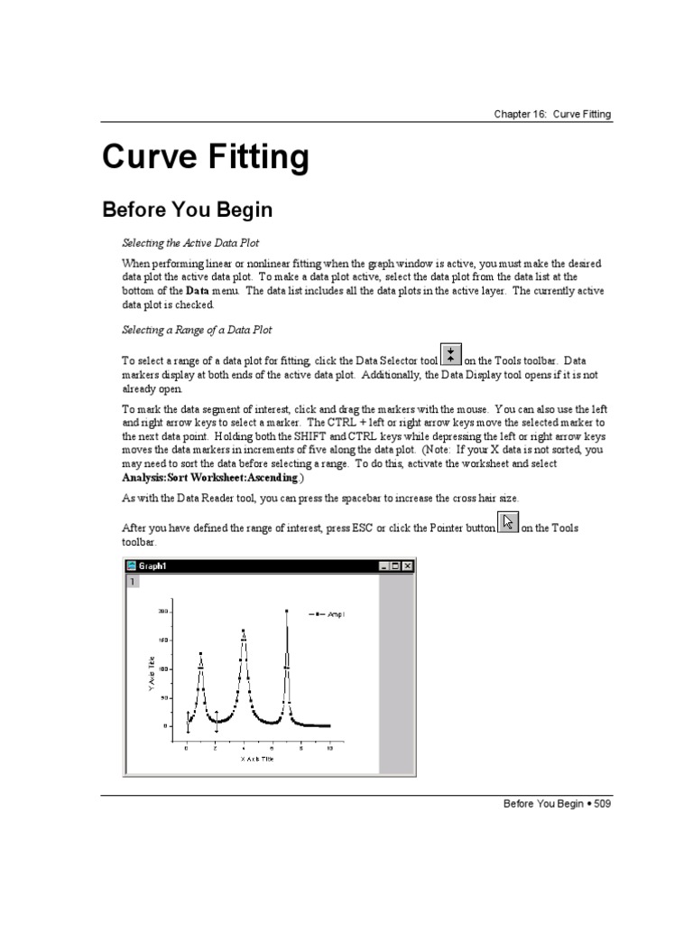 Curve Fitting | PDF | Errors And Residuals | Coefficient Of Determination