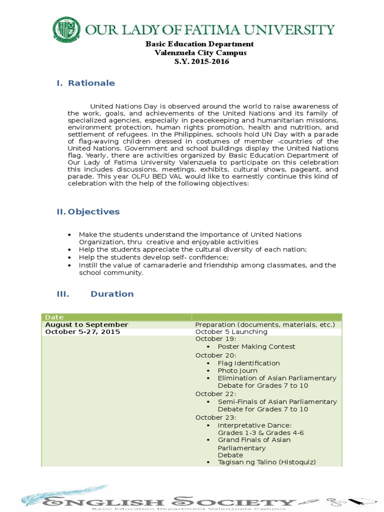 United Nations PROPOSAL | PDF | United Nations | International Relations