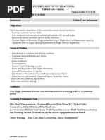 Preflight Briefing Checklist | PDF | Flight Attendant | Aviation