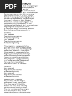 Lyrics of Lord Patawad-Basilyo | PDF