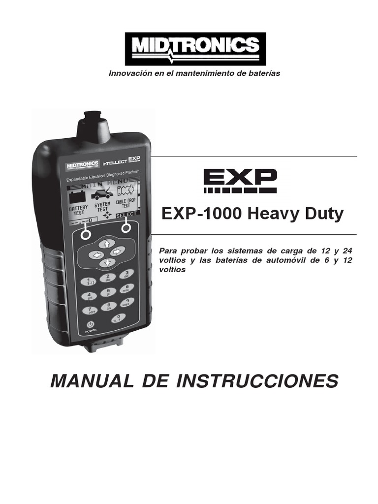 167 090a Es Manual Exp 1000 HD Eu | Descargar gratis PDF | Batería ...