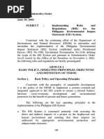 Irr P.D. 1586 | PDF | Environmental Policy | Environmental Impact ...