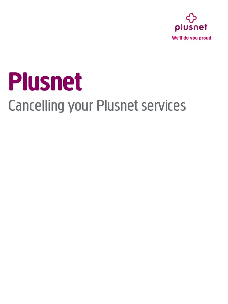 Plusnet Cancellation Form | PDF | Government | Business