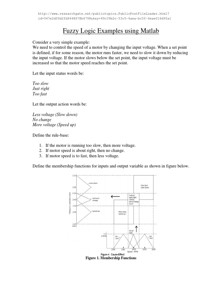 Ejemplos Fuzzy Matlab | PDF | Fuzzy Logic | Function (Mathematics)