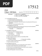 OS (BEC405C) Vtu QP | PDF | Scheduling (Computing) | Operating System