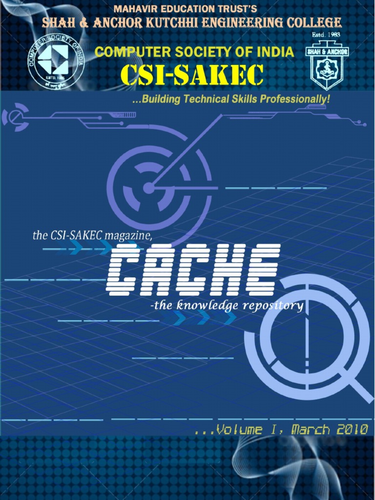 Cache Csi Sakec Magazine | PDF | Cluster Analysis | Computer Data Storage