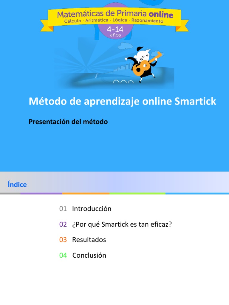 Presentacion Smartick | PDF | Aprendizaje | Maestros