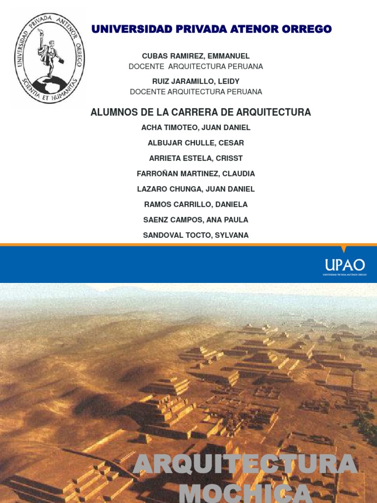 Arquitectura Mochica | PDF | Cultura (general) | Arqueología