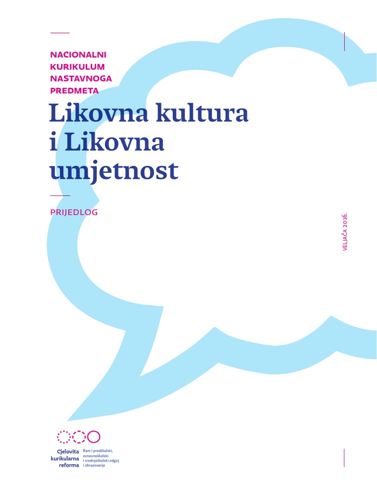 17-Predmetni Kurikulum-Likovna Kultura I Likovna Umjetnost | PDF