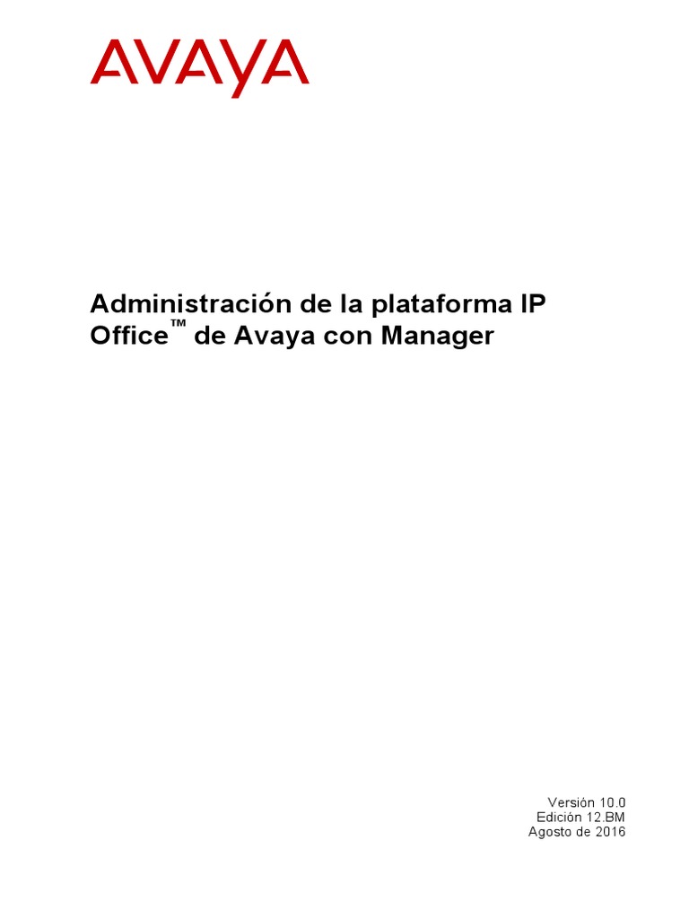 Administering Avaya IPO by Management | PDF | H.264 / MPEG 4 Avc ...