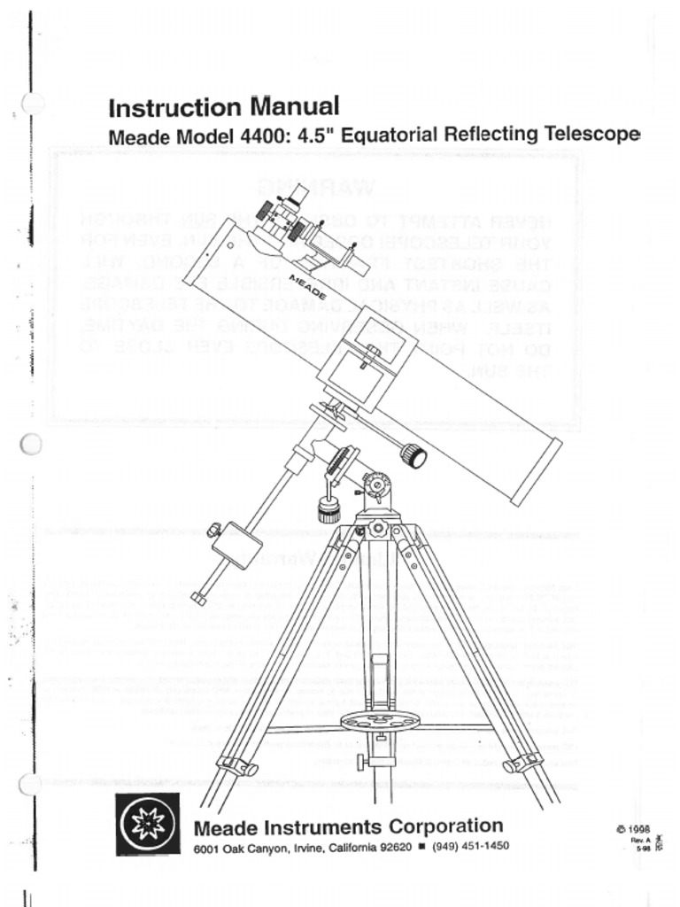 Model 4400 Manual | PDF