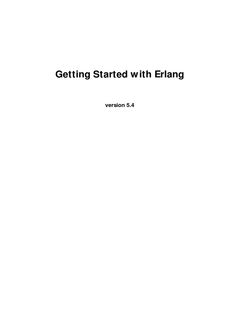 Getting Started 5.4 | PDF | Subroutine | Command Line Interface