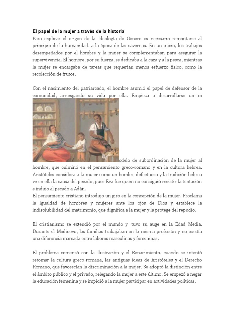 El Rol de la Mujer en la Historia | PDF | Mujer | Feminismo