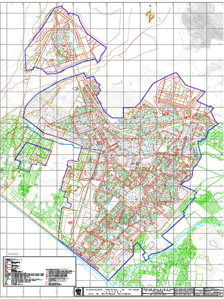 Plano de Trujillo Zonificado PDF | PDF