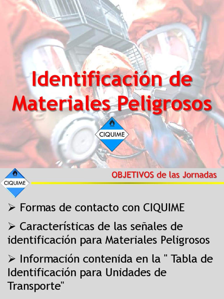 PP004 Identificacion de Materiales Peligrosos (1) | Mercancías ...