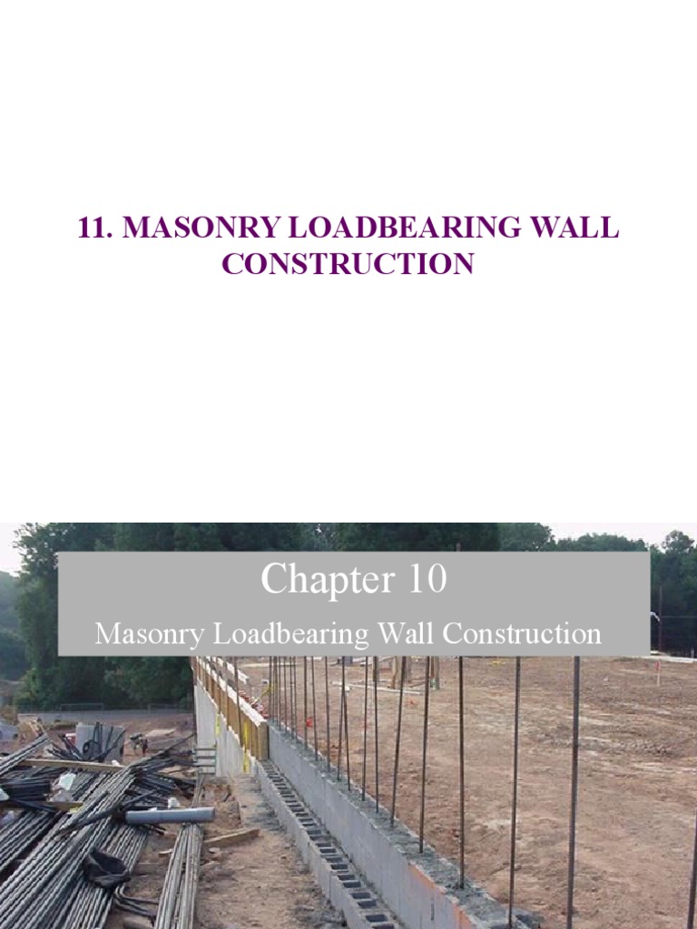 Masonry Wall Construction: Types, Details, Insulation Methods, and ...