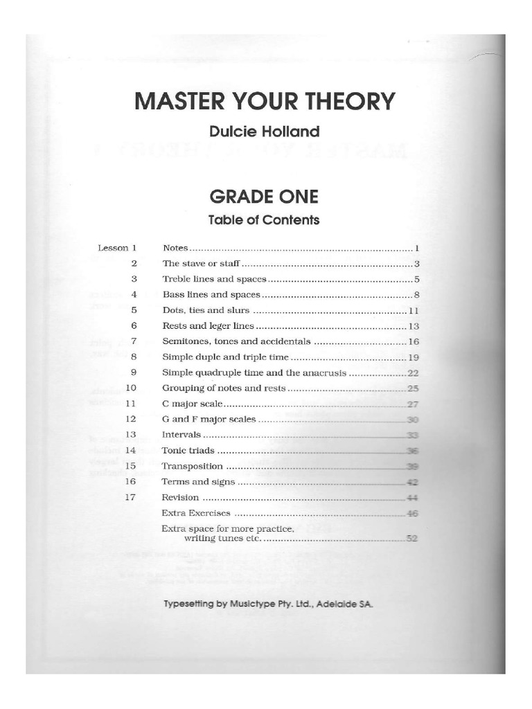 Master+Your+Theory+Grade+1 Compressed | PDF