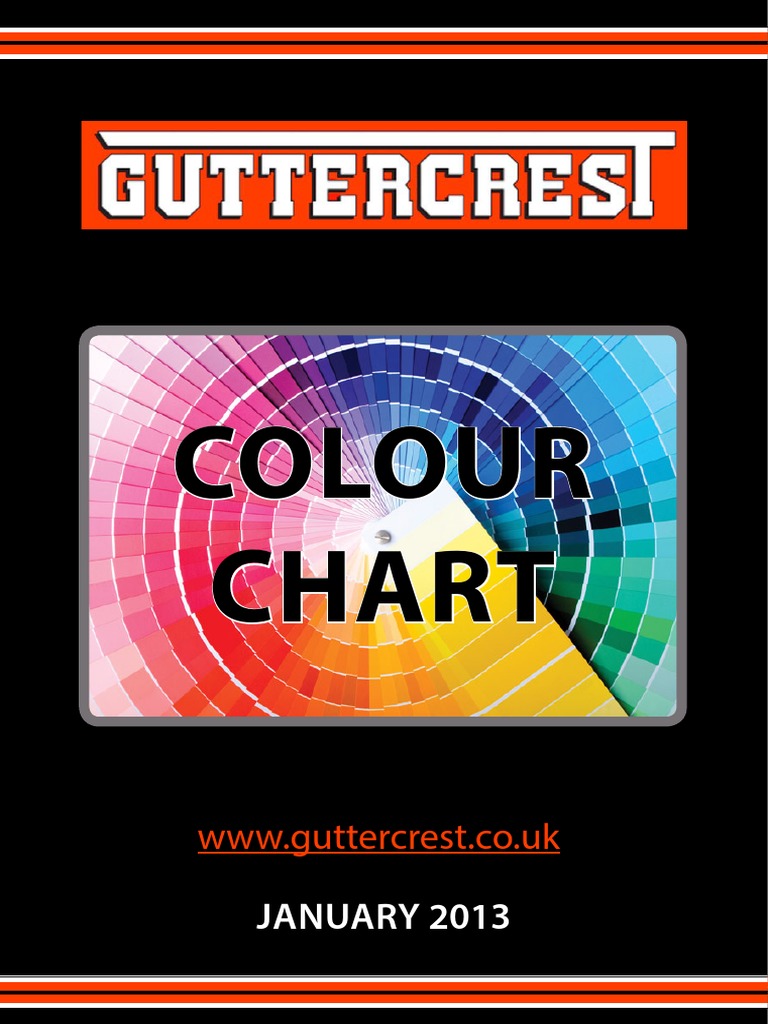 Guttercrest Colour Chart | PDF | Manmade Materials | Materials