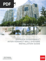 Gyproc White Book C07 S05 GypLyner IWL | PDF | Drywall | Wall