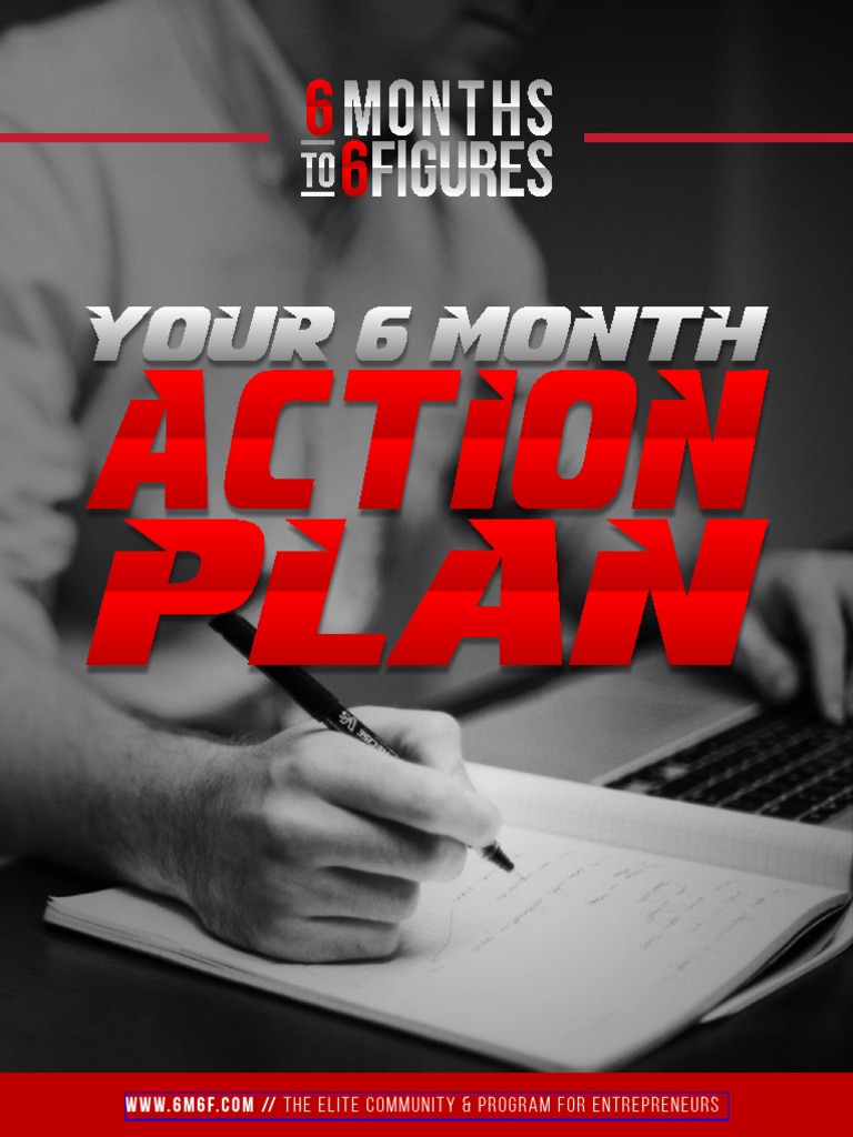 6 Months To 6 Figures Action Plan | PDF | Gratitude | Motivation